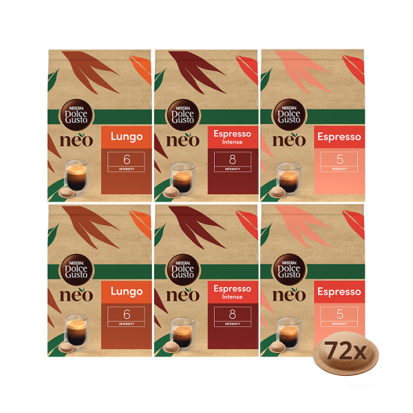 Dosettes de café NEO Dolce Gusto® en papier compostable