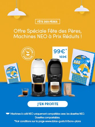 NEO Dosettes compostables en papier machine NEO |NESCAFÉ® Dolce Gusto®
